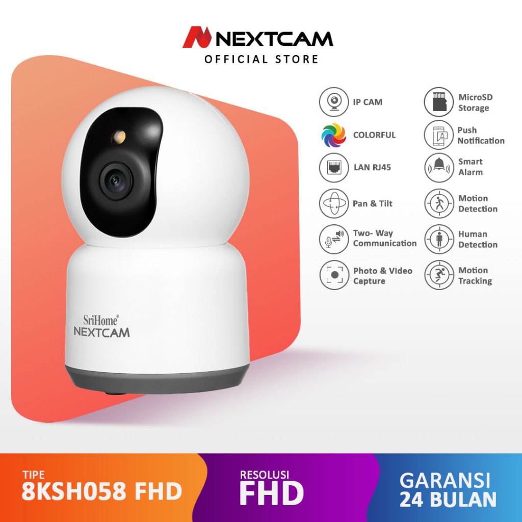 Jual Nextcam Smart CCTV WIFI Wireless FullHD 1080p PTZ LAN Rj45 ...