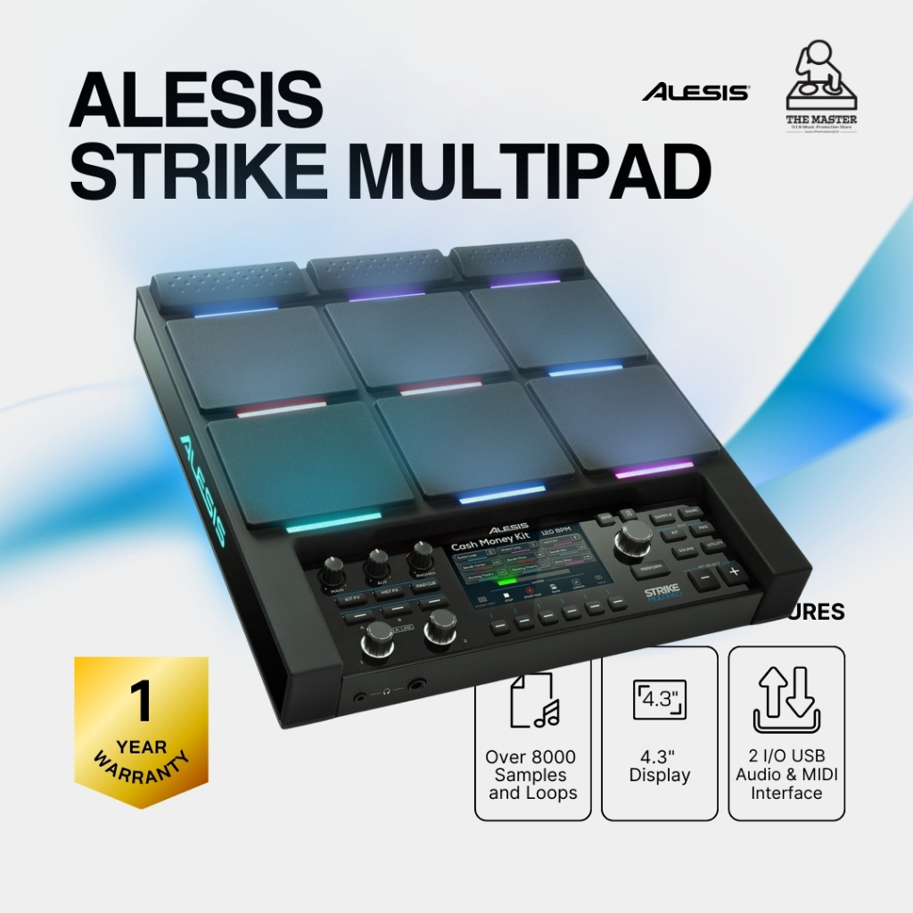 Jual Alesis STRIKE MULTIPAD Percussion Pad with Sampler and Looper Drumpad | Shopee Indonesia