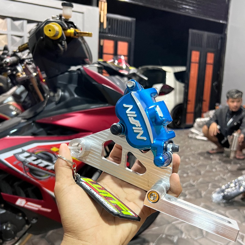 Jual Kaliper set Breket Belakang Mx king .,Mx new. Vixsen new (BEBAS PILIH WARNA KALIPER ...