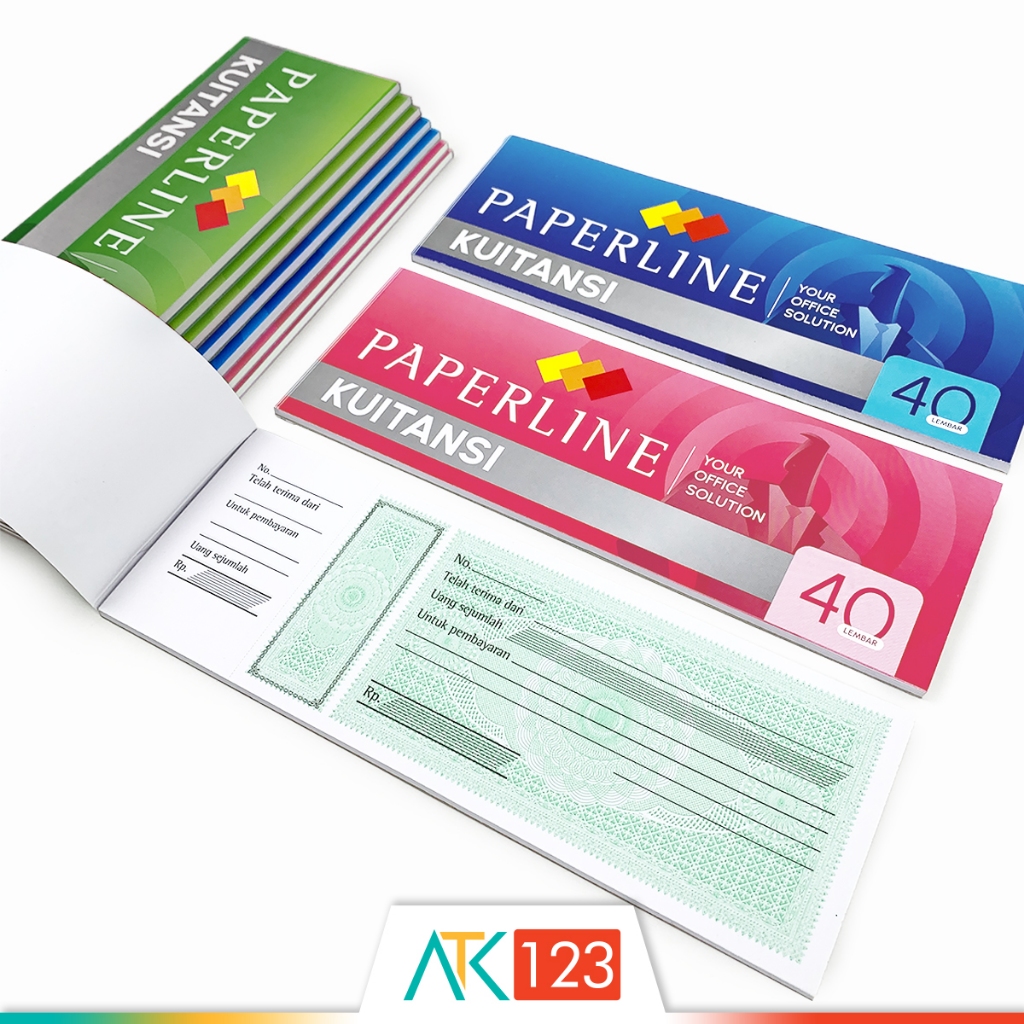 Jual Kwitansi / Kuitansi Paperline Kecil (KT 40 M) isi 40 Lembar ...