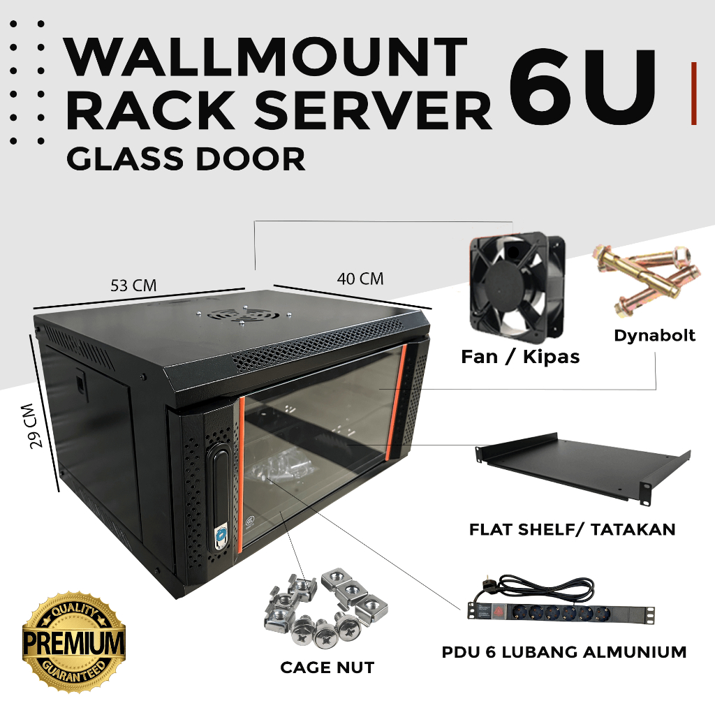 Jual wallmount 6U murah / rack server 6U + Palet Kayu Packing | Shopee ...