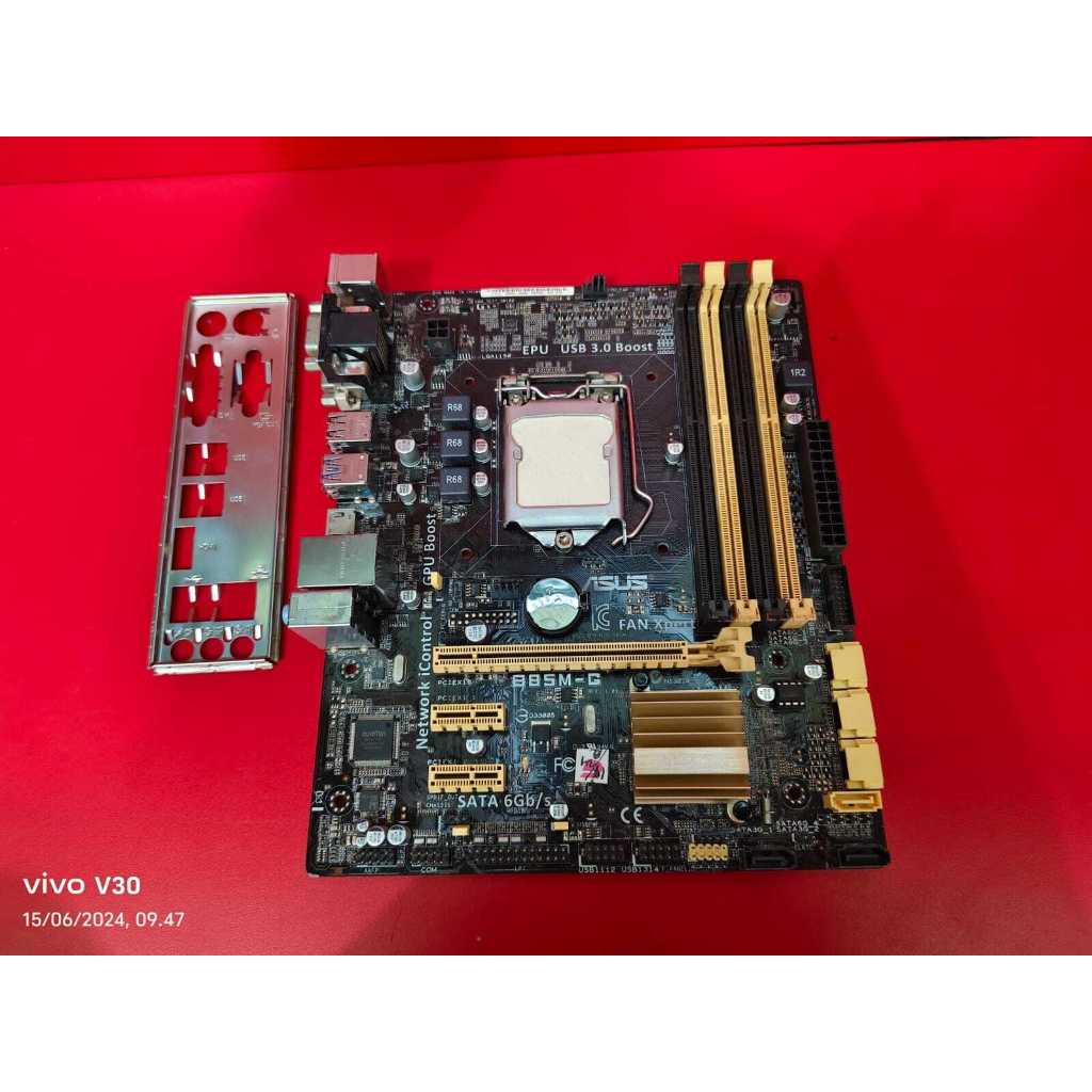 Jual Motherboard Asus B85 4 Slot Ram Lga 1150 Shopee Indonesia