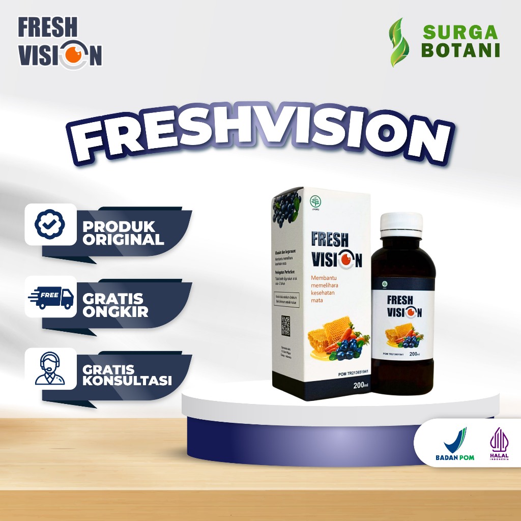 Jual Fresh Vision Obat Mata Original Bantu Atasi Mata Minus 100% ...