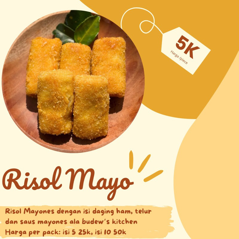 Jual RISOL MAYO FROZEN FOOD RISOL PREMIUM CEMILAN ENAK | Shopee Indonesia