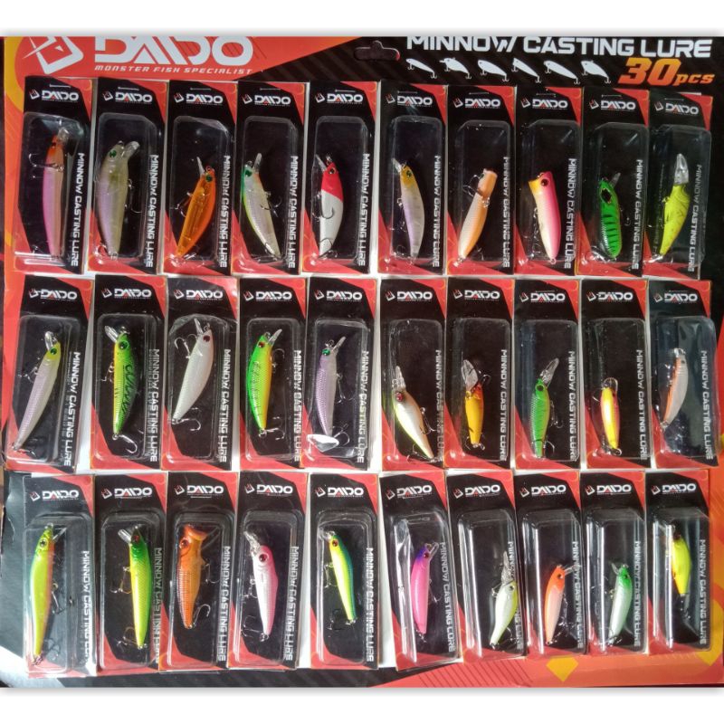 Jual Minow Casting Lure Daido(Satuan/ Per Pcs) | Shopee Indonesia