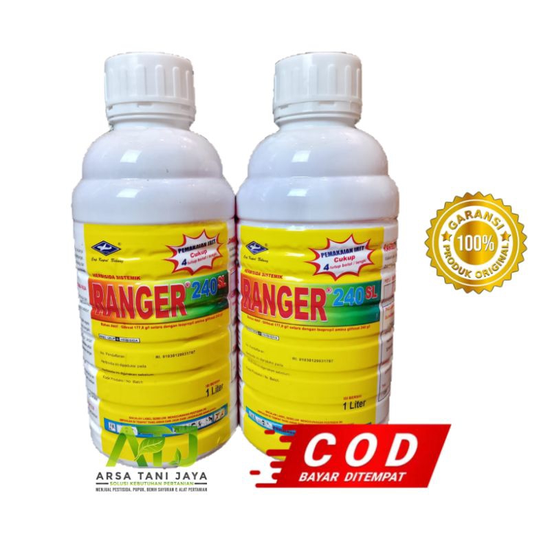 Jual Herbisida Sistemik Ranger 240SL 1 Liter | Shopee Indonesia