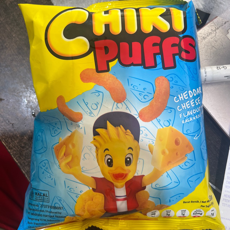 Jual Snack Chiki Puffs Cheddar Cheese | Shopee Indonesia