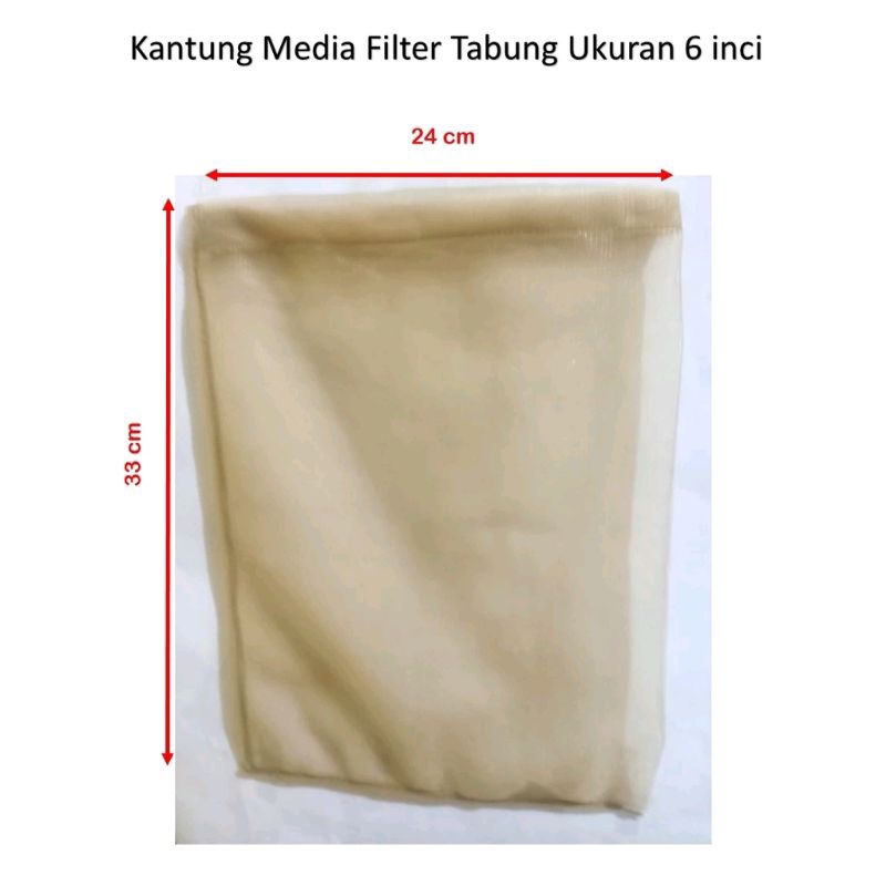Jual Kantung Media Filter Air Ukuran Tabung 6 inci / Bisa Custom Ukuran ...
