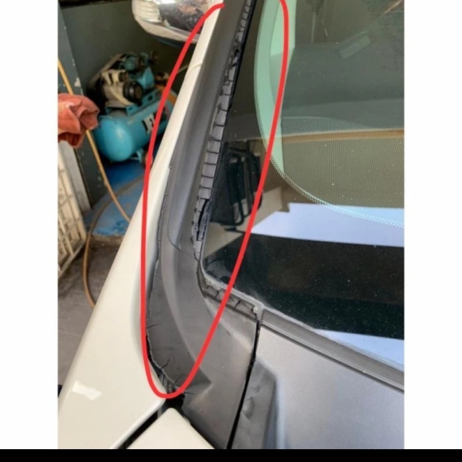 Jual List Kaca Depan Moulding Kaca New Alphard Vellfire ANH20 ORIGINAL ...