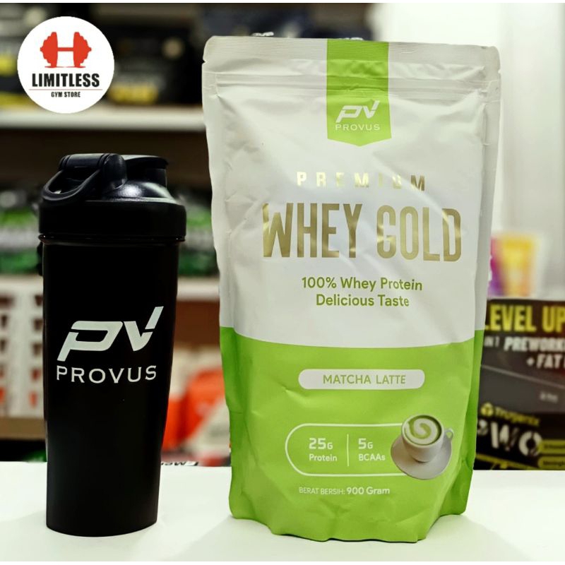 Jual PROVUS Premium Gold Whey Protein 2 lbs 2lb PWG Whey 900g BPOM ...