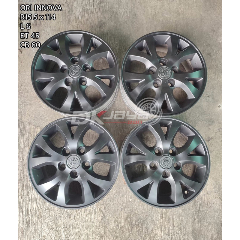 Jual VELG ORI INNOVA V 2010 R15 5x114 (HARGA UNTUK 4PCS VELG) | Shopee ...
