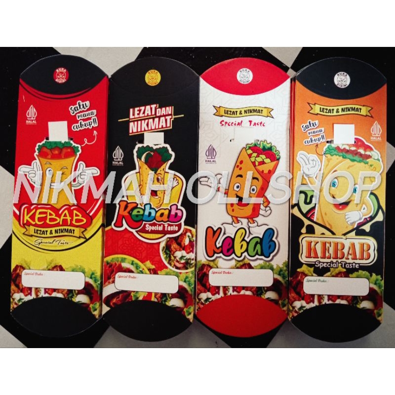 Jual Kertas Kebab 100 lembar/Box Kebab Jumbo Murah / Bungkus Kebab ...