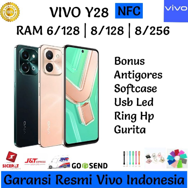 Jual VIVO Y28 NFC 6/128G | 8/128GB | 8/256GB GARANSI RESMI VIVO INDONESIA | Shopee Indonesia