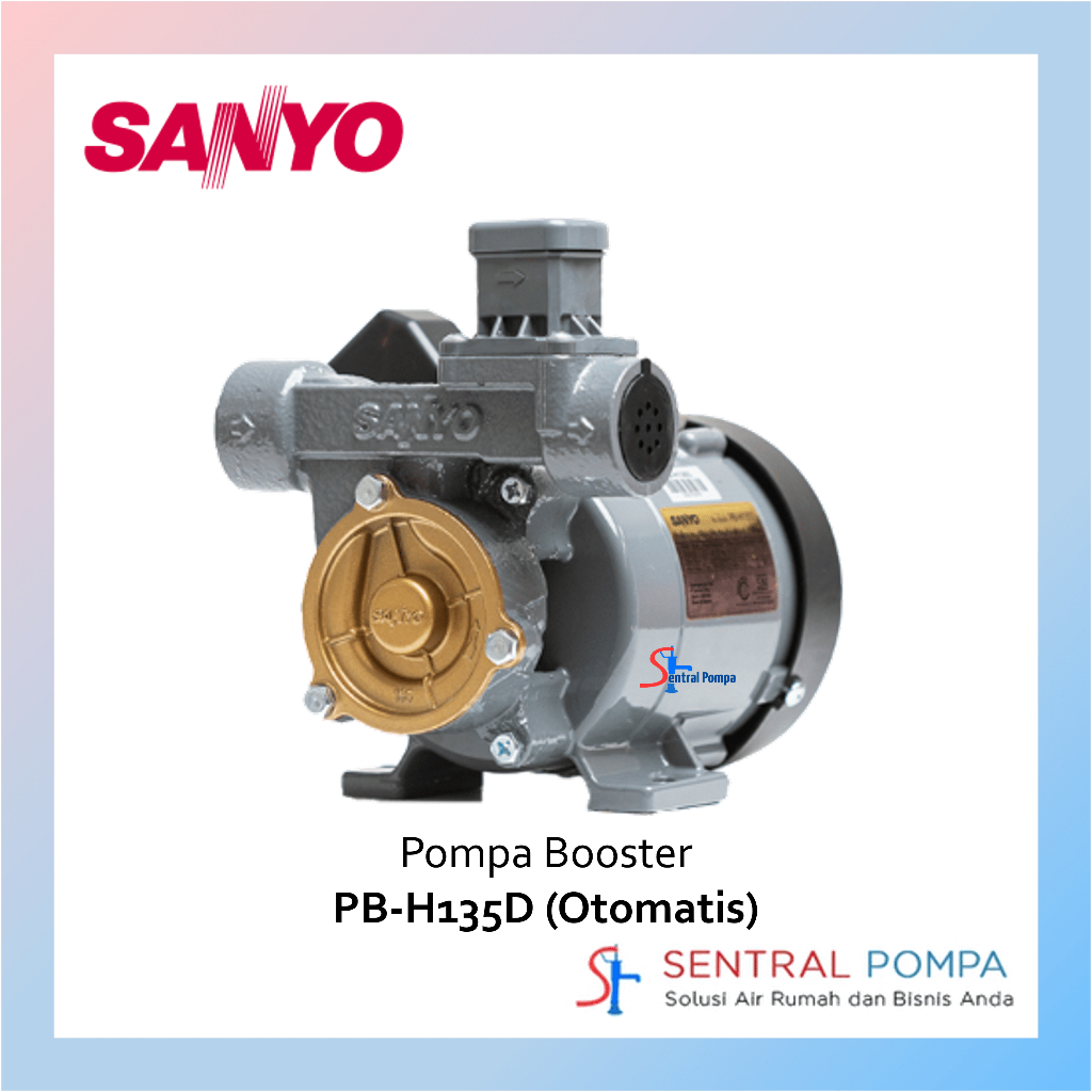 Jual SANYO PB-H 135 D Pompa Air Pendorong Booster Pump flow switch PBH | Sentral Pompa | Shopee ...