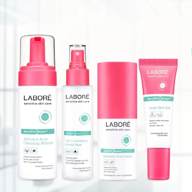 Jual LABORE AcnePro Biome | Cleansing Mousse Gentle Toner Intensive ...