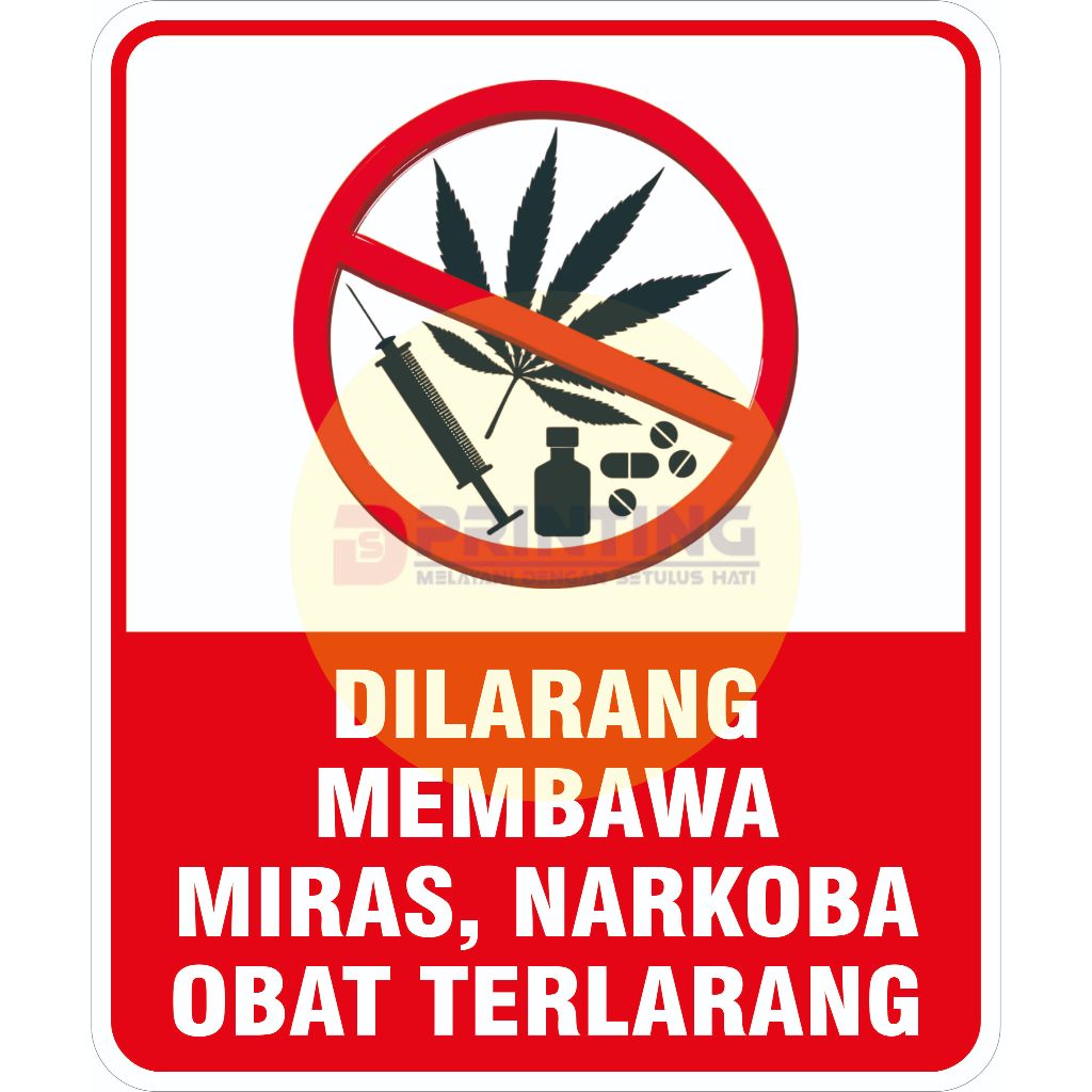 Jual STIKER DILARANG MEMBAWA MIRAS | Shopee Indonesia
