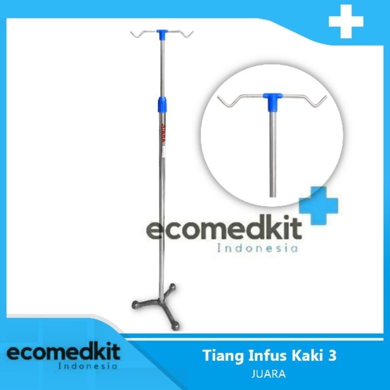 Jual Tiang Infus Kaki 3 Stainless Steel | Shopee Indonesia