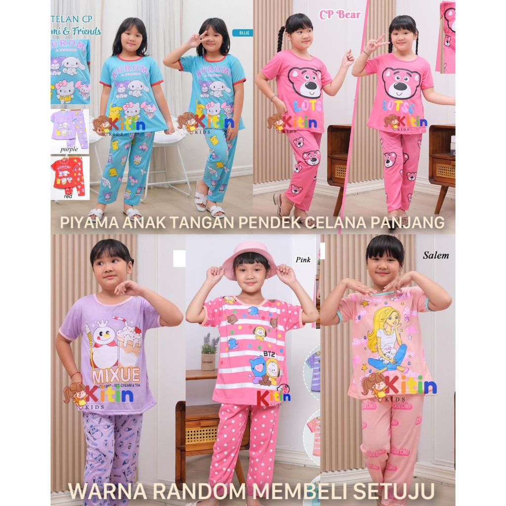 Jual FN - CP SETELAN BAJU TIDUR DAN PIYAMA ANAK CEWEK/PEREMPUAN ABG ...