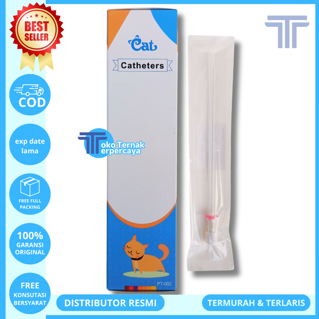 Jual KATETER KUCING With Stylet - Kateter Kucing Jantan Cat Catheter ...