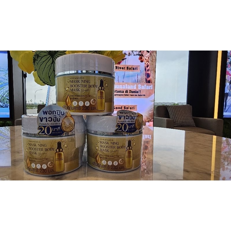 Jual MASK NING BOOSTER BODY MASK BY NARIS ORI THAI | Shopee Indonesia