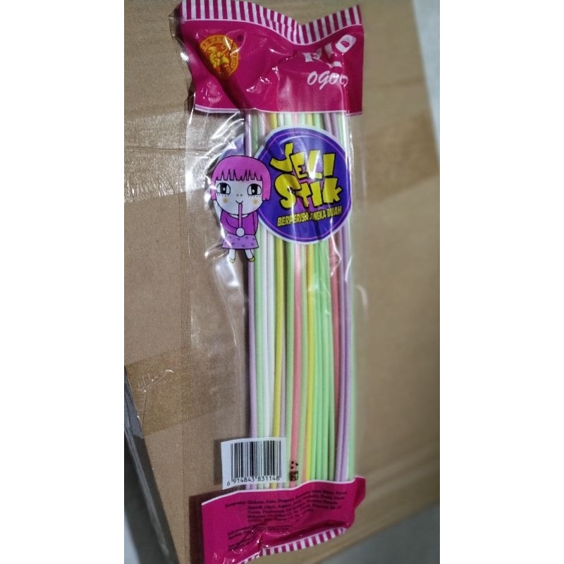 Jual permen jadul \ jelly stick \ permen panjang \ jeli sedotan ...
