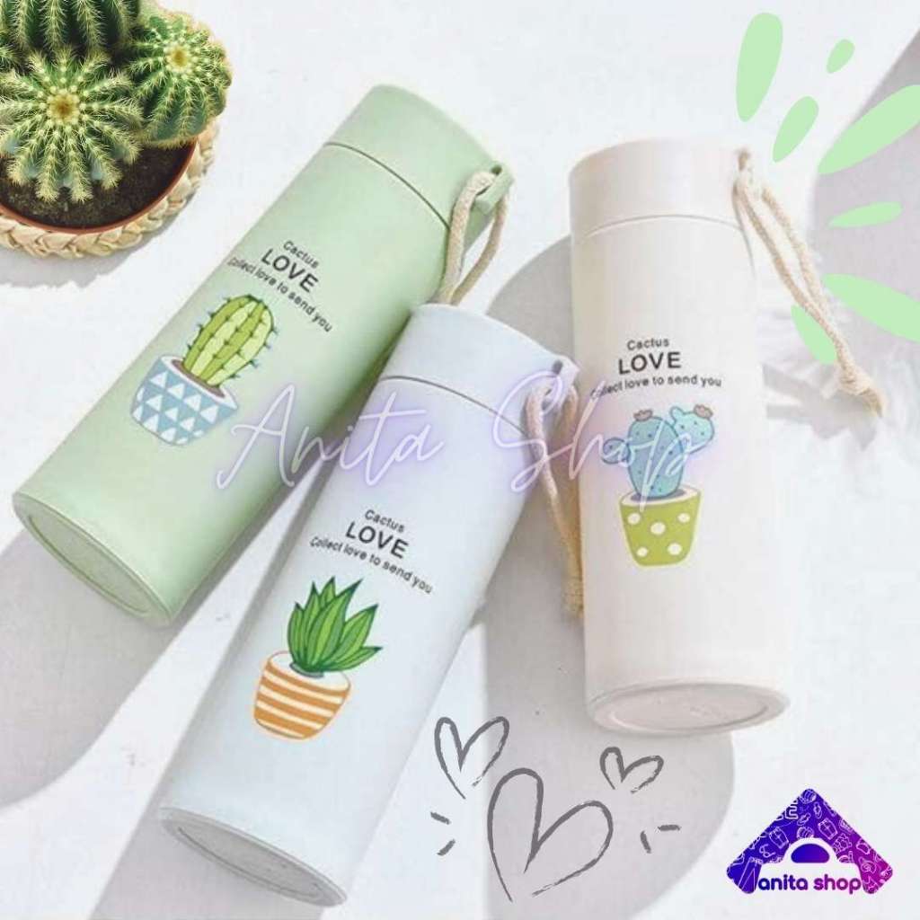 Jual MG04//Botol Minum Viral // Botol kaktus // Termos Minum // Botol ...