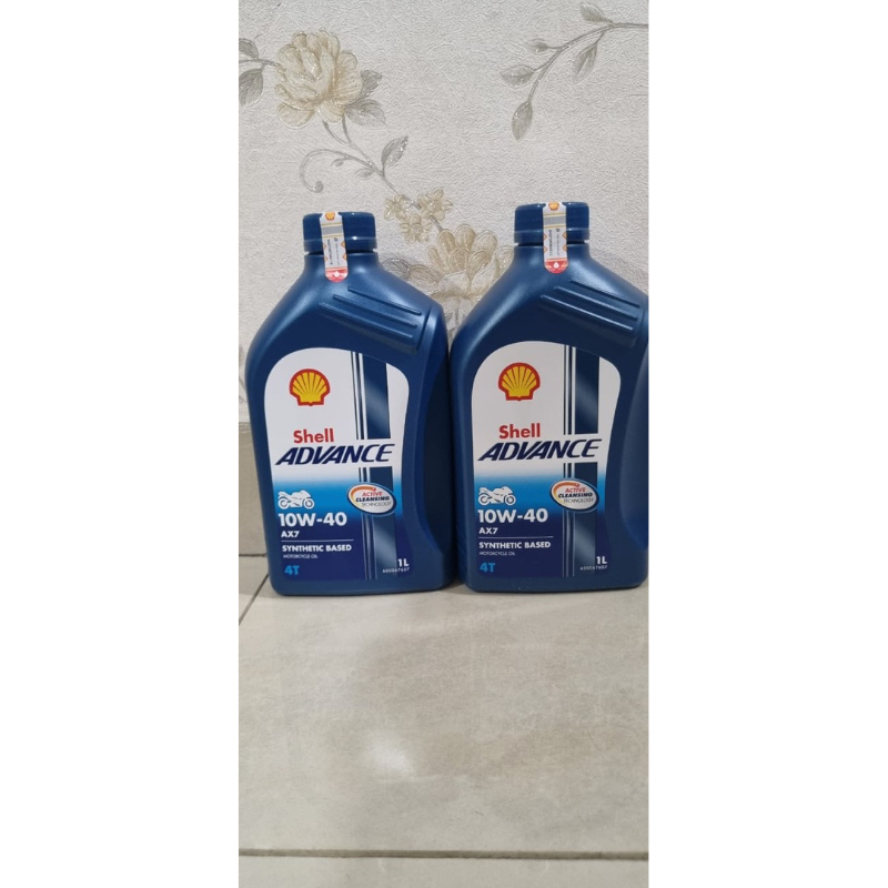 Jual OLI SHELL ADVANCE AX7 (1Liter) | Shopee Indonesia