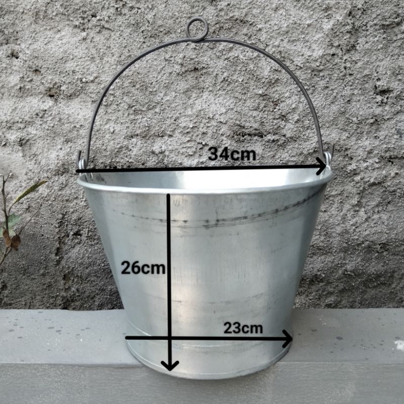 Jual Ember Timba Seng Kapasitas 15 Liter | Shopee Indonesia