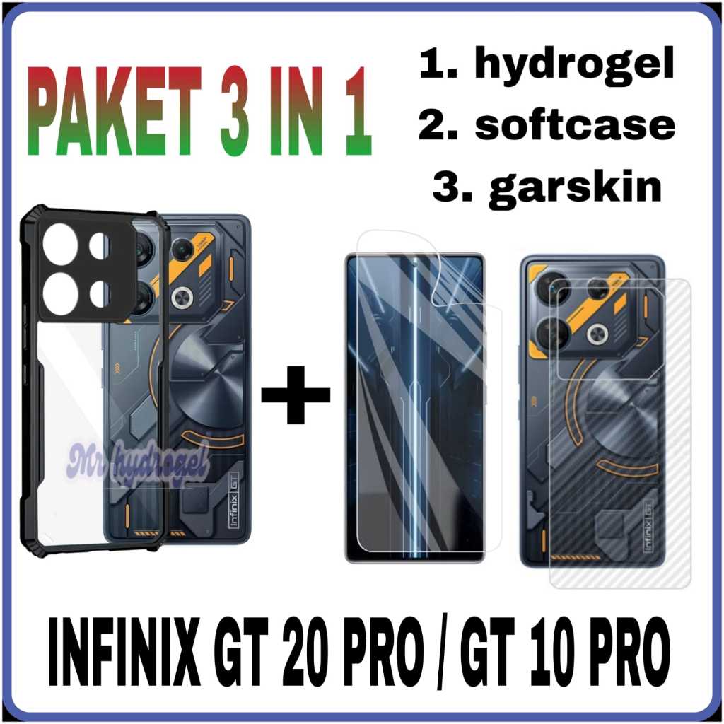 Jual Paket 3 in 1 MURAH ANTIGORES HYDROGEL FOR INFINIX GT 20 PRO / GT ...