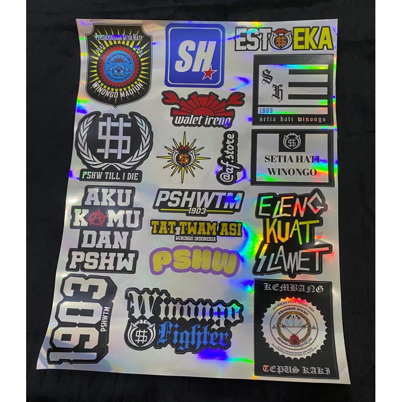 Jual Stiker Hologram PSHW cutting pola anti air | Shopee Indonesia