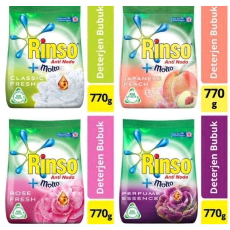 Jual Rinso Deterjen Bubuk 770g | Shopee Indonesia