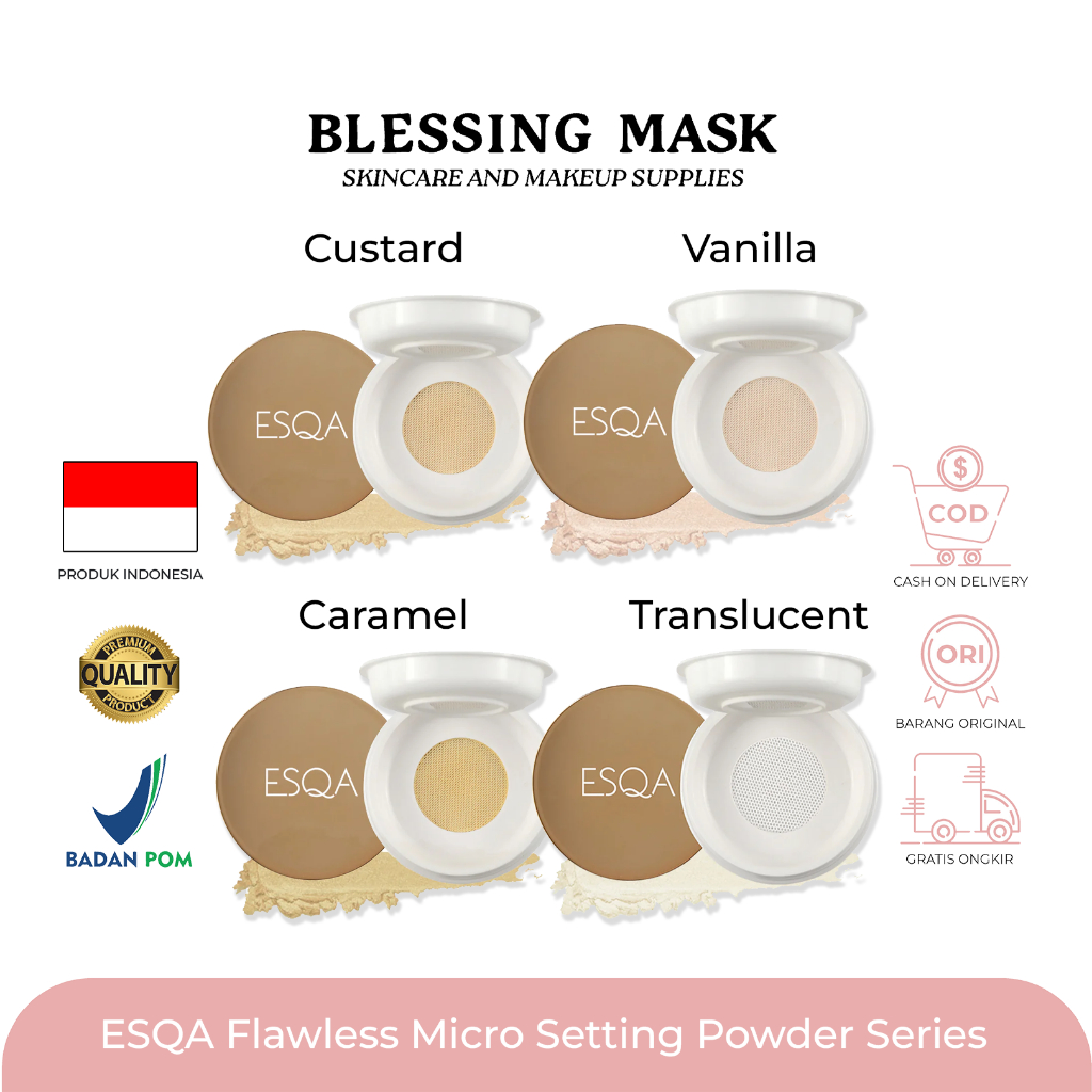 Jual ESQA Flawless Micro Setting Powder | Lightweight and easy to apply ...