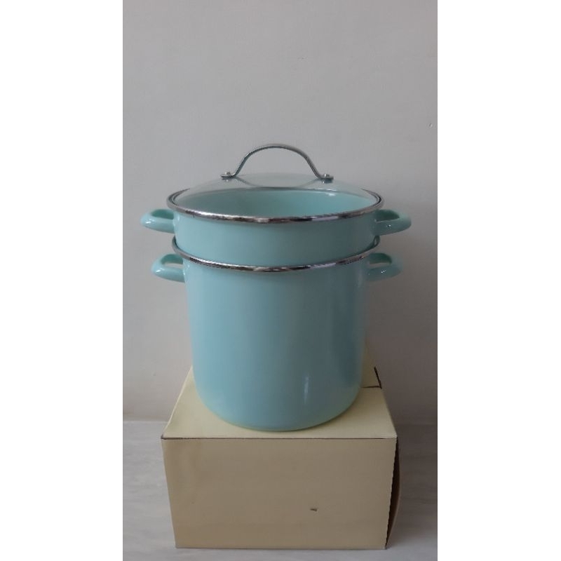 Jual Panci Enamel Kukusan Steamer | Shopee Indonesia