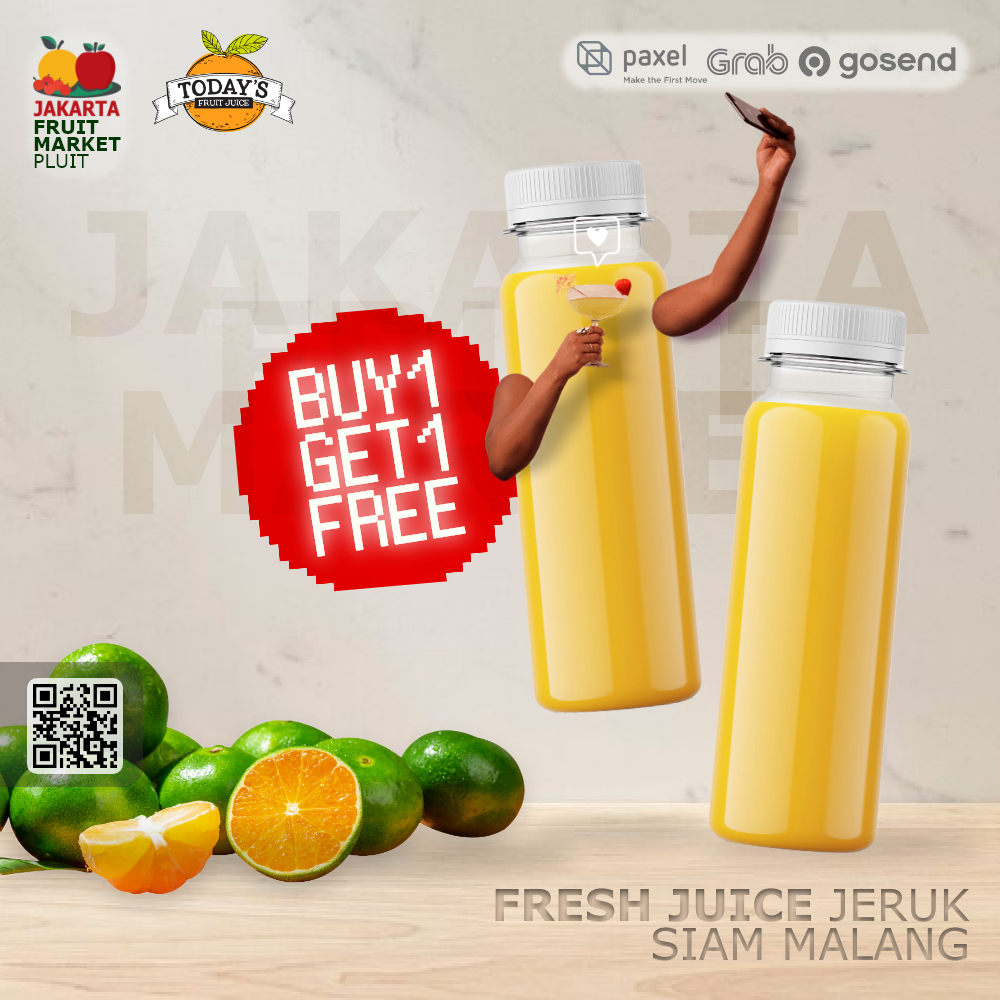 Jual FRESH JUICE JERUK SIAM MALANG minuman jus 100% buah asli segar ...