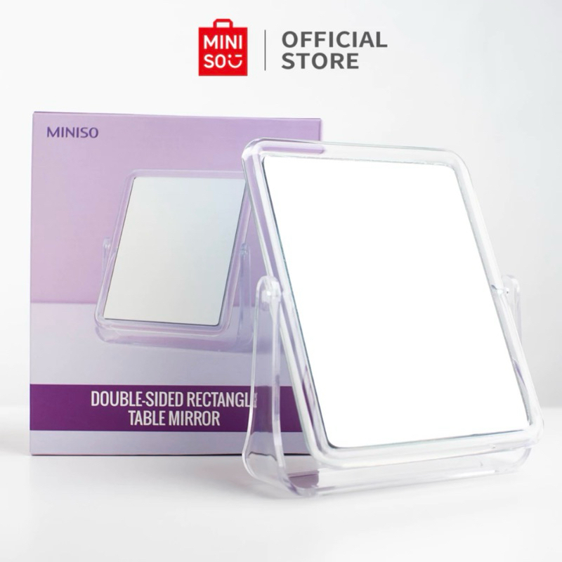 Jual MINISO Beauty Mirror Cermin Aesthetic Simple persegi panjang ...