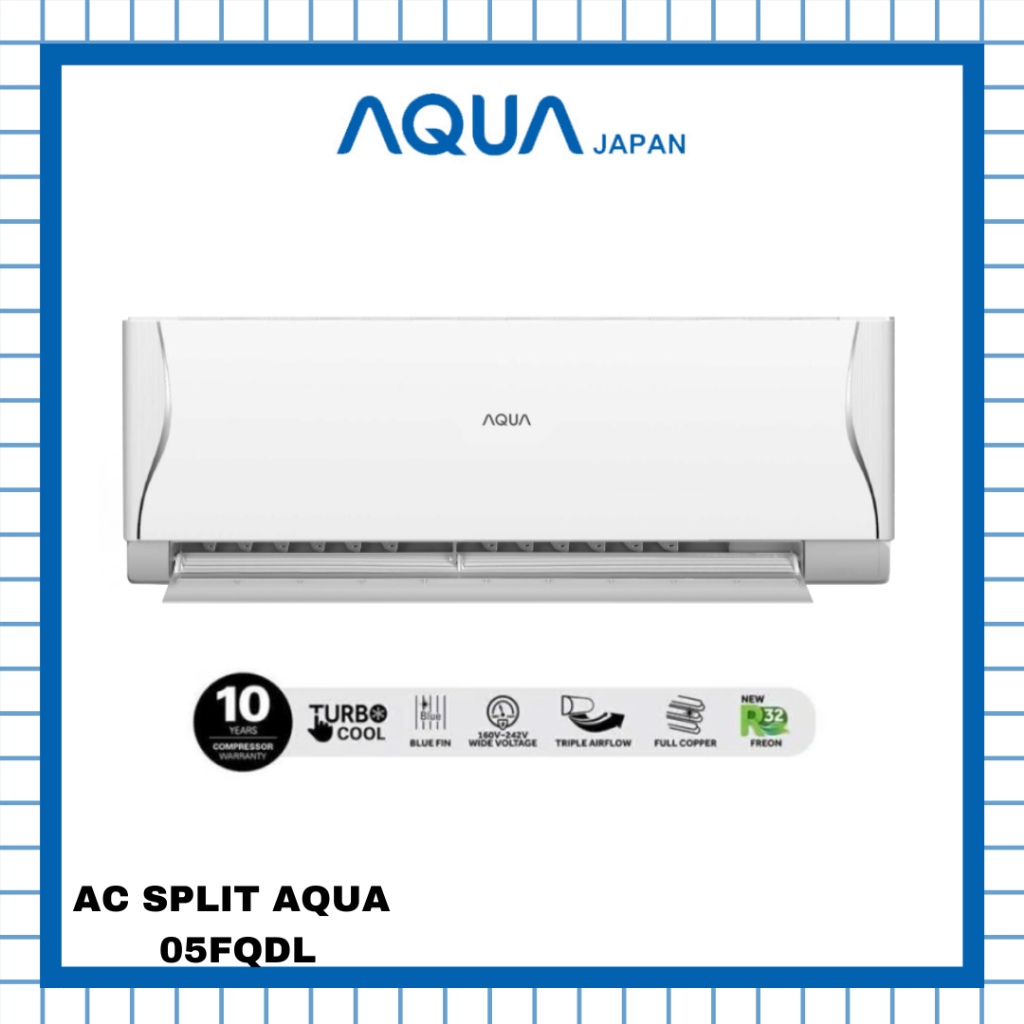 Jual AC SPLIT AQUA 1/2 PK 05FQDL TURBO COOL (HANYA UNIT) | Shopee Indonesia