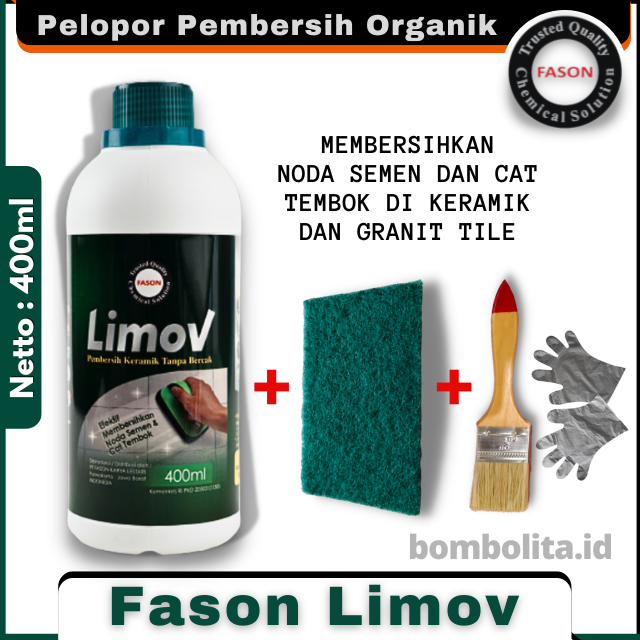 Jual Pembersih Keramik Noda Semen Fason Limov 400ml | Shopee Indonesia