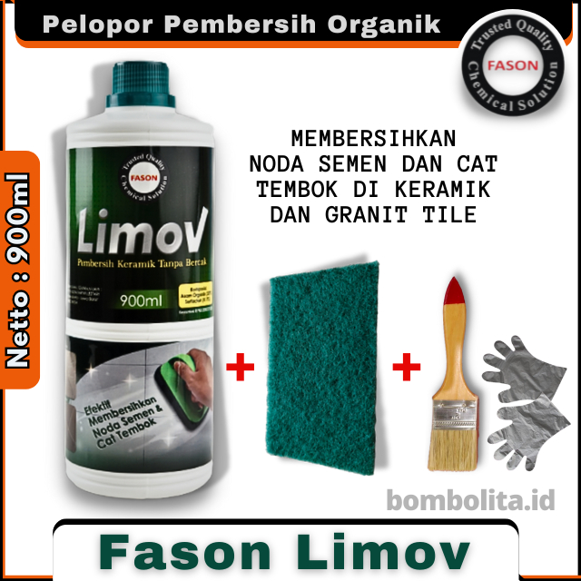 Jual Pembersih Keramik Noda Semen Fason Limov 900ml | Shopee Indonesia