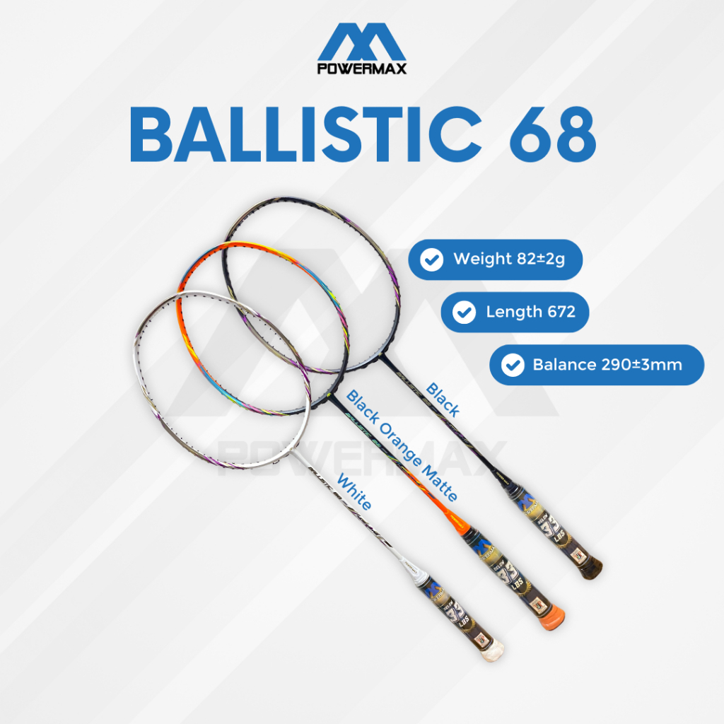 Jual Raket Badminton Powermax Ballistic 68 Original | Shopee Indonesia