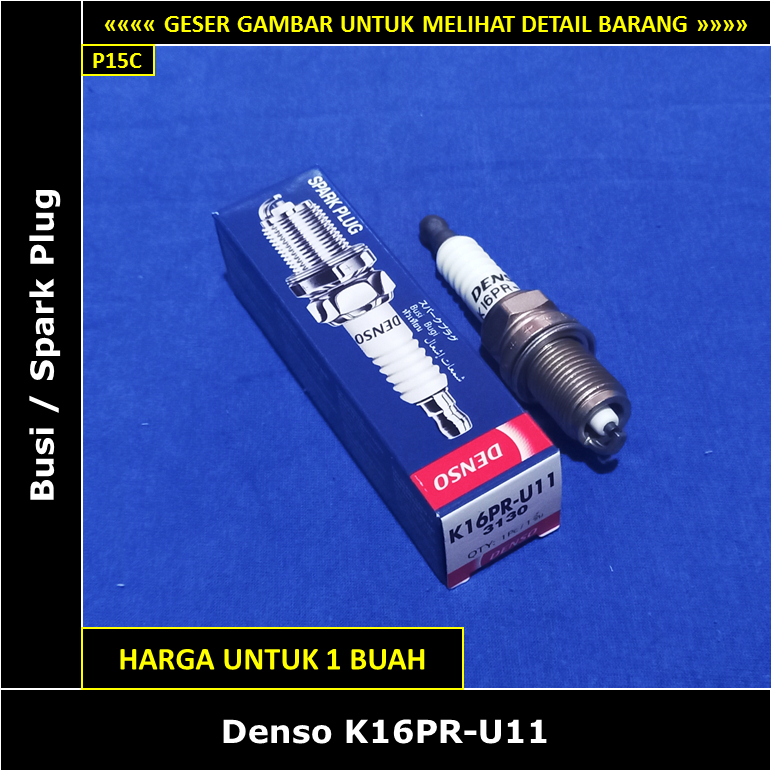 Jual Busi Hyundai Matrix 1600 cc 2001-2007 Denso K16PR-U11 Spark Plug ...