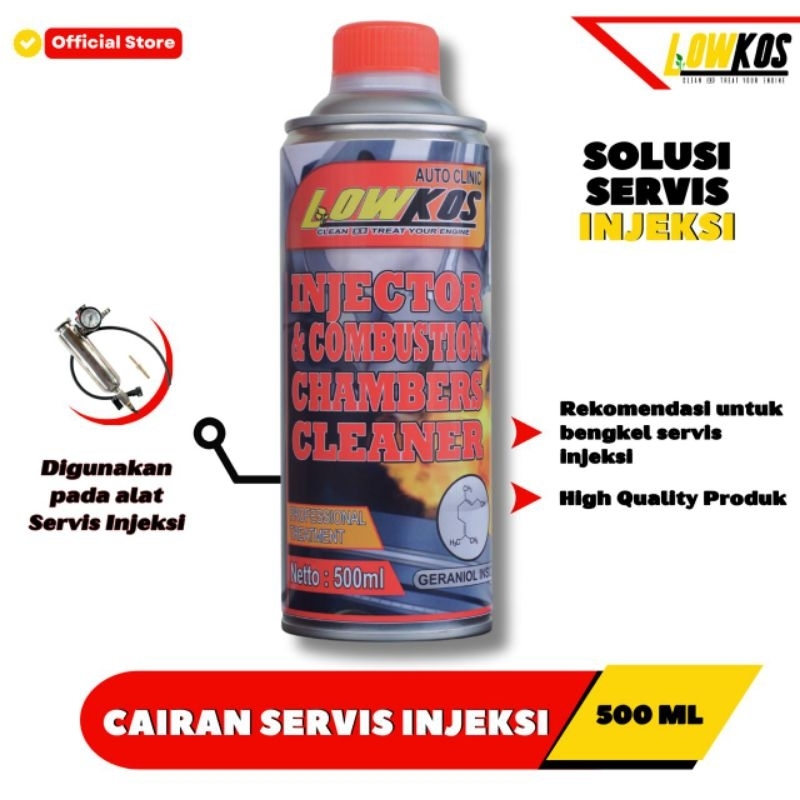 Jual LOWKOS Cairan Infus Injeksi Motor dan Mobil 500ml - Pembersih ...