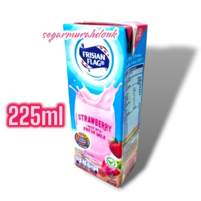 Jual Susu UHT Frisian Flag Purefarm Strawberry 225ml rasa stroberi | Shopee Indonesia