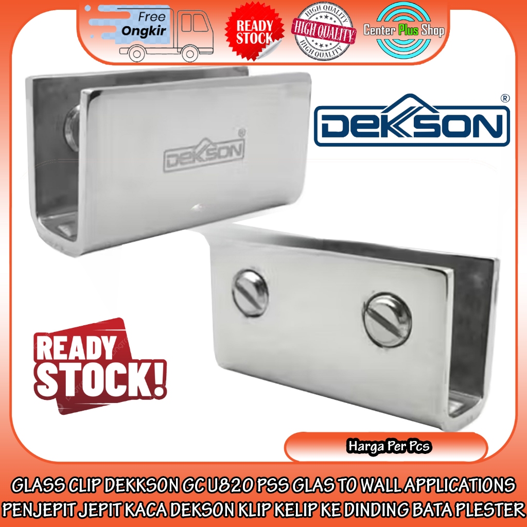 Jual Penjepit Jepit Kaca Dekson Glass Clip Dekkson Gc U820 Pss Glas To ...