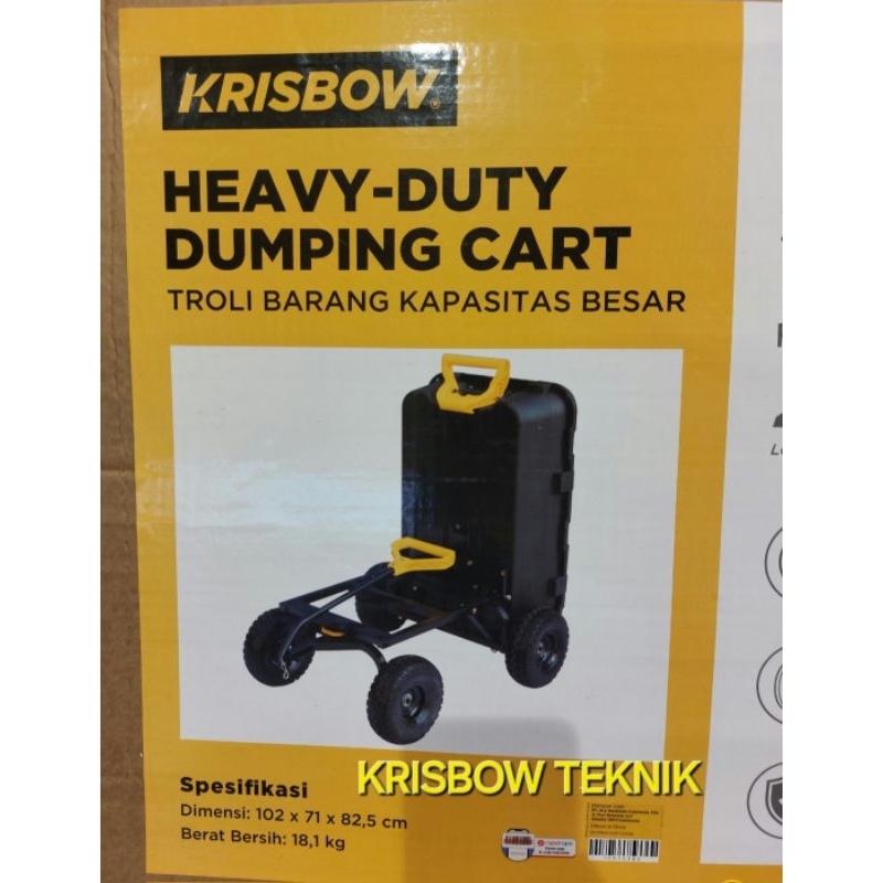 Jual troli bak keranjang arco krisbow heavy duty trolly dorong besar ...