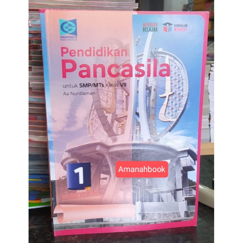 Jual Buku Pendidikan Pancasila SMP Kelas 7 kurikulum Merdeka Grafindo | Shopee Indonesia