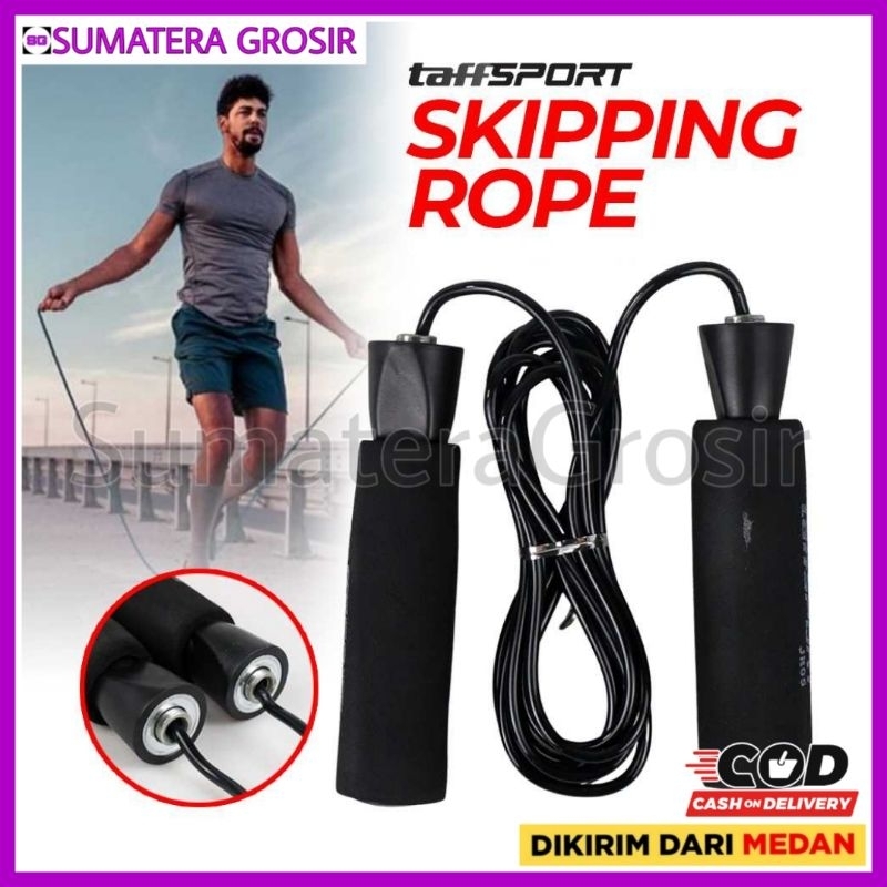 Jual TaffSPORT Lompat Tali Skipping Speed Jump Rope Sports Weight ...