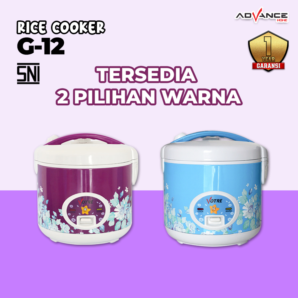Jual Advance Rice Cooker listrik Mini G12 Wadah 1.2 Liter Magic Com ...