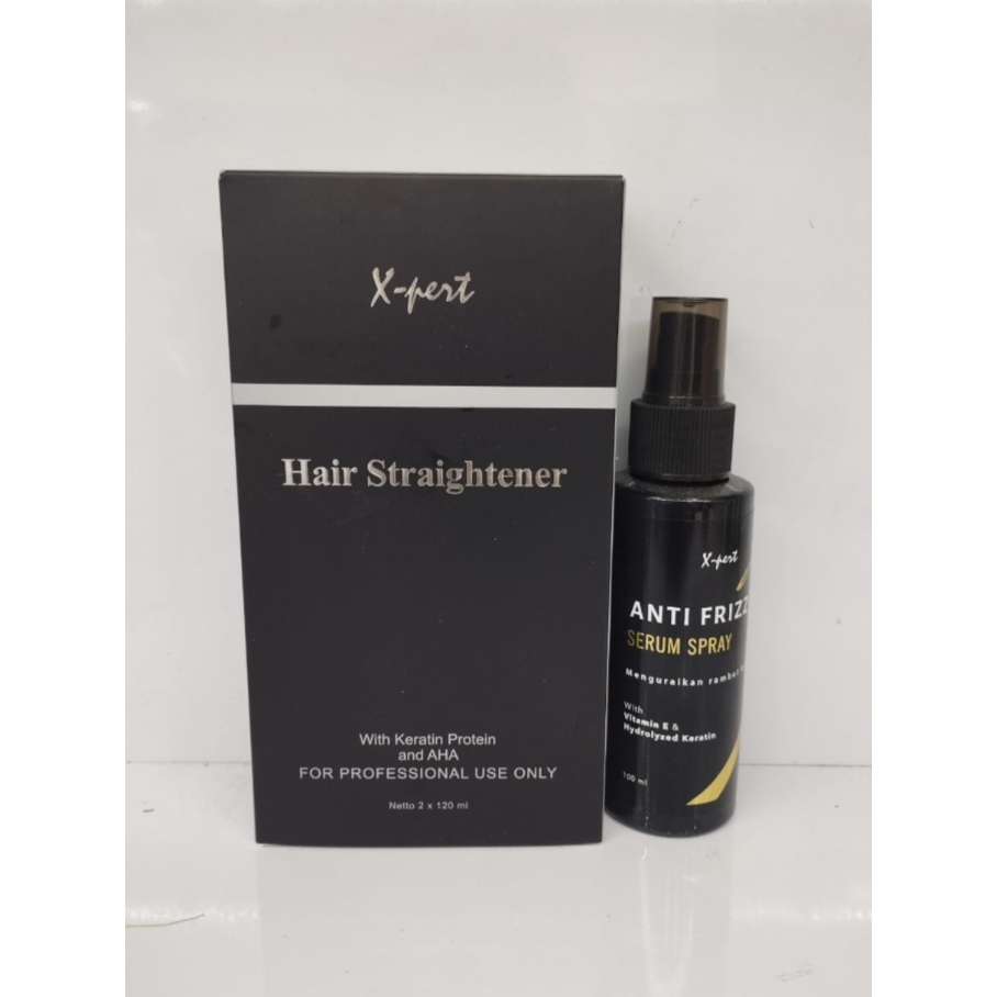 Jual X-pert paket pelurus rambut keratin&AHA isi 2pcs(hairstraightener ...