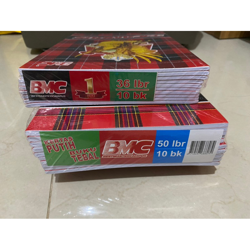 Jual BukuCampus BMB atau BMC isi 36 lembar dan 50 lembar 1 pack isi 10 ...