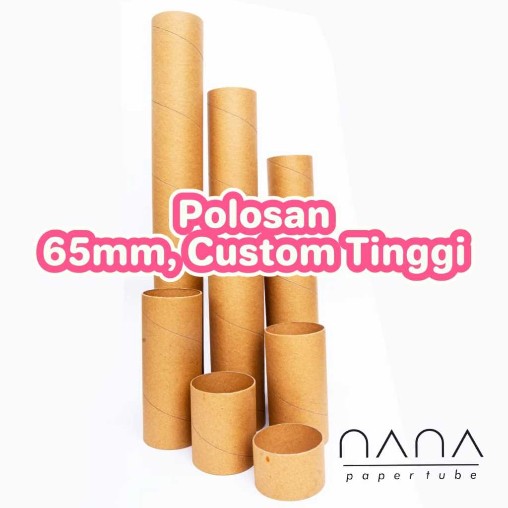 Jual [6.5cm - Polosan] Nana Paper Tube Packaging / Selongsong ...